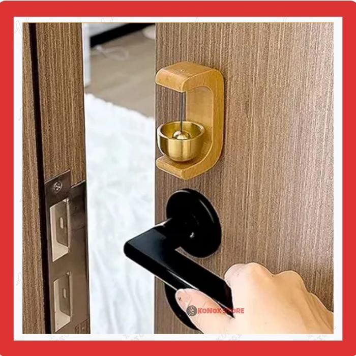 Jual Lonceng Bel Pintu / Bel Kayu Kuningan / Bel Pintu Rumah Magnet ...