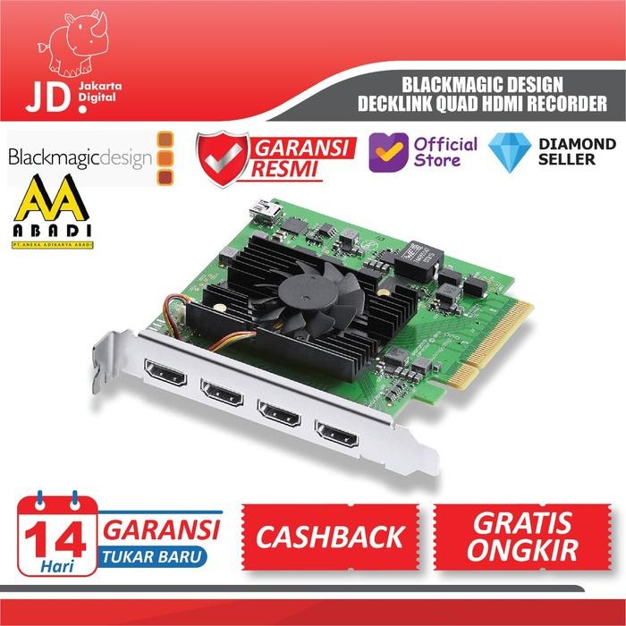 Jual Blackmagic Design DeckLink Quad HDMI Recorder Capture Card | Shopee Indonesia