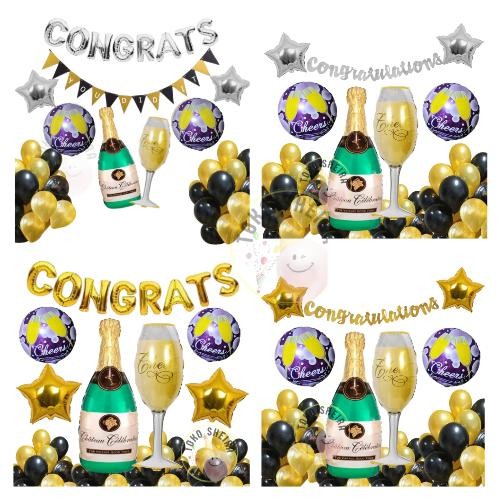 Jual E-Katalog- Paket Dekorasi Balon Wisuda Banner Congratulations ...