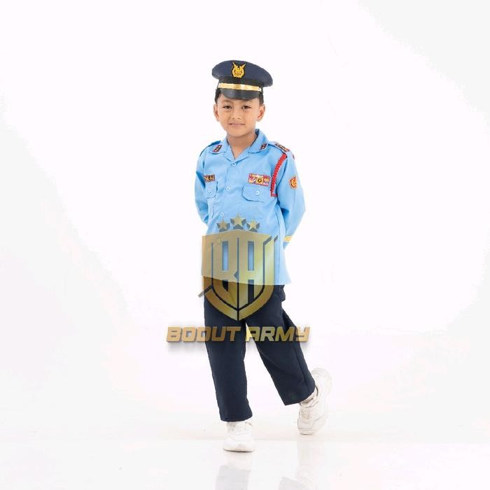 Jual ORIGINAL SERAGAM PROFESI BAJU TNI ANGKATAN UDARA KOSTUM TENTARA UDARA ANAK READY STOCK ...