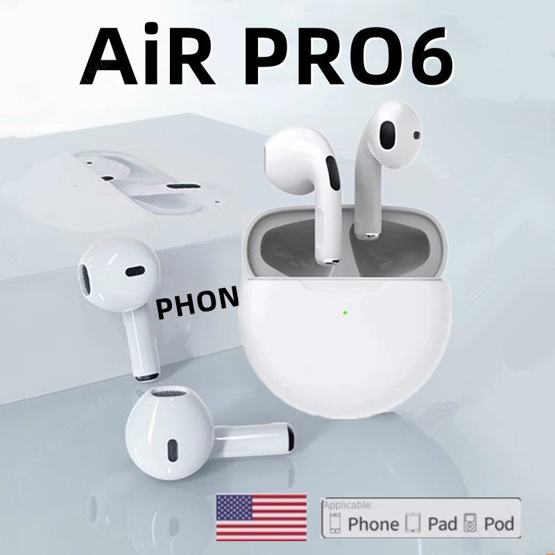 Jual Xiaomi Air Pro 6 TWS Wireless Bluetooth Earphones Mini Earbuds ...