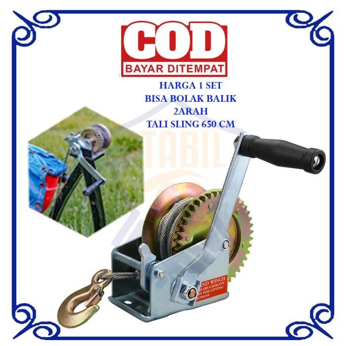 Jual Alat Katrol Gear Steel Kanopi Sleding Dua Arah Tarik & Ulur + Tali ...