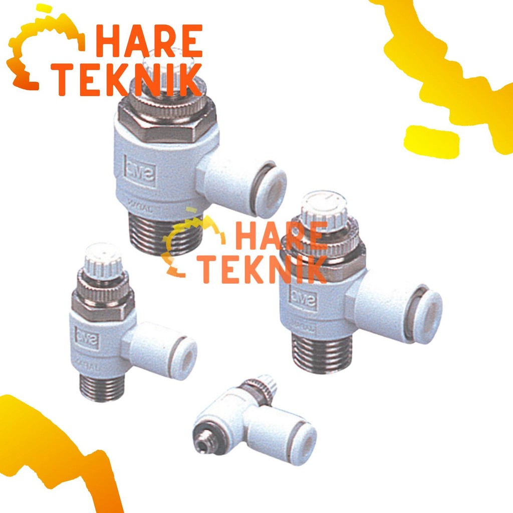 Jual 10MM x 3/8" Fitting Angin Speed Control SMC AS3301F 10MM x 16MM ...