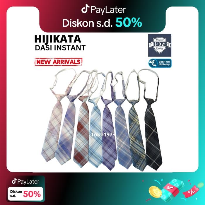 Jual HIJIKATA TIE DASI INSTANT DASI SEIFUKU JK uniform school dasi pria ...
