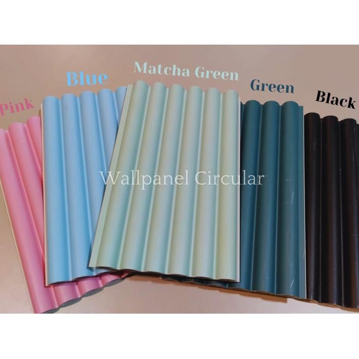 Jual Evome Wpc Se Circle 16 X1.5 X 290Cm / Wallpanel Fluted Wpc ...