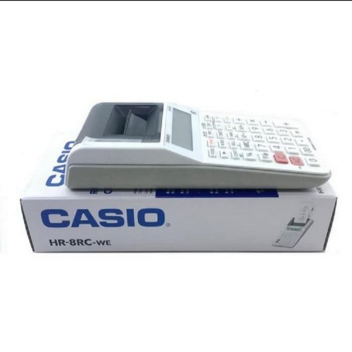 Jual CASIO KALKULATOR PRINT HR 8RC TERBARU ORIGINAL | Shopee Indonesia