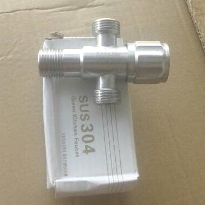 Jual Stop Kran Cabang BIO Stainless SUS 304 /Stop Kran Te/Kloset model ...