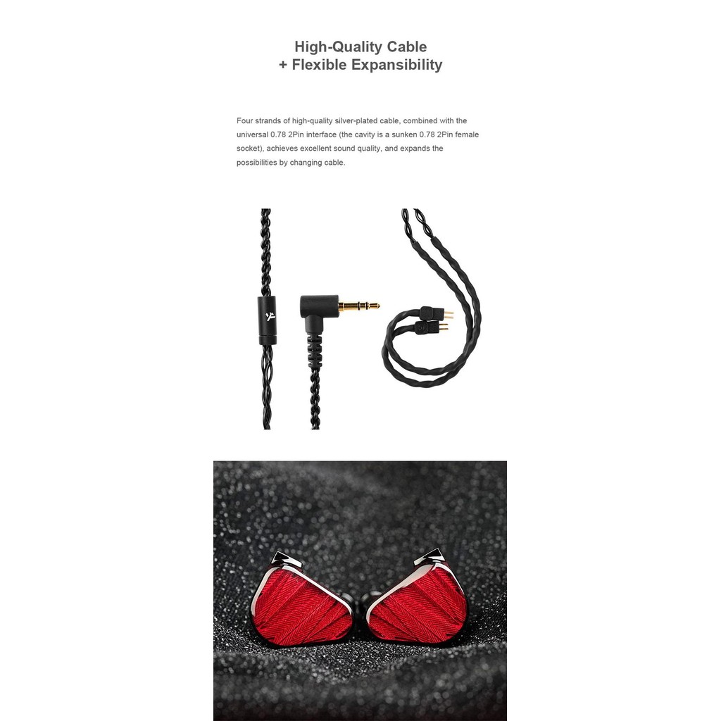 Jual Truthear X Crinacle Zero : Red Dual Dynamic Drivers 2Pin In-Ear ...