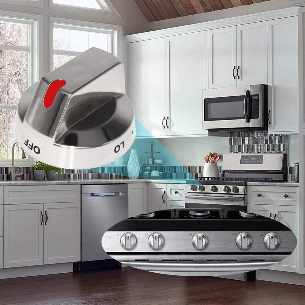 Jual DG64-00473A Top Burner Control Dial Knob Range Oven Replacement ...