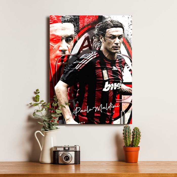 Jual Jual Rugi! Poster Paolo Maldini Il Capitano Acm 1 - Dekorasi ...