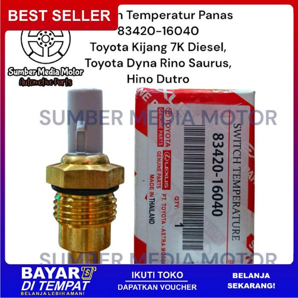 Jual FREE ONGKIR TOYOTA SWITCH TEMPERATUR PANAS 83420-16040 TOYOTA ...