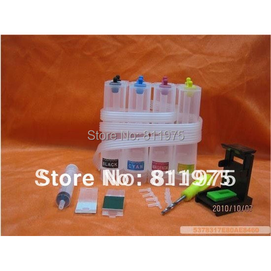 Jual Continuous Ink Supply System Universal 4Color CISS kit part ink ...