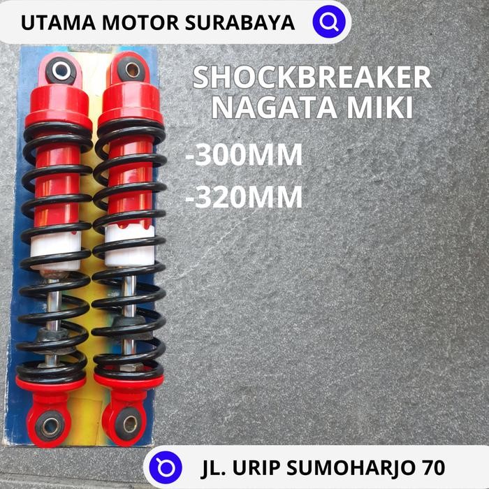 Jual SHOCKBREAKER NAGATA MIKI 320 MM (GRAND/SUPRA/MEGAPRO) | Shopee ...