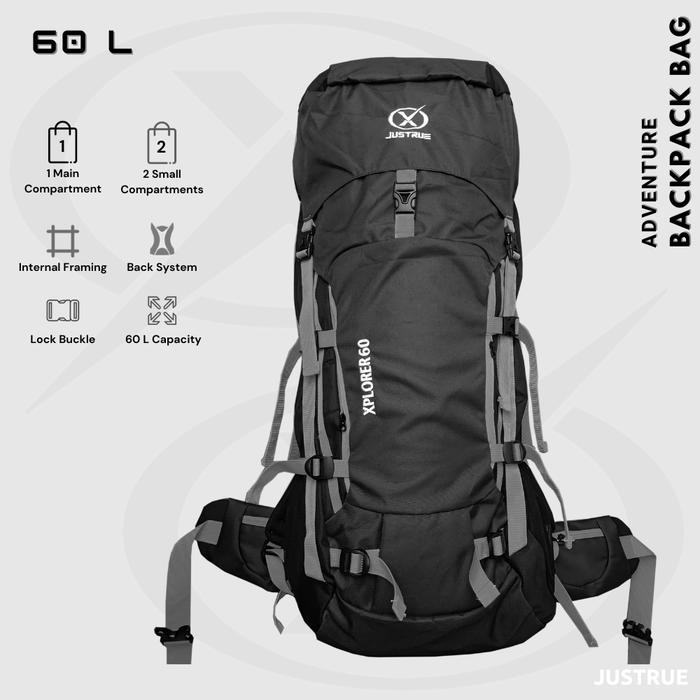 Jual Tas Keril 60 Liter Ransel Gunung Camping Outdoor Travel | Shopee ...
