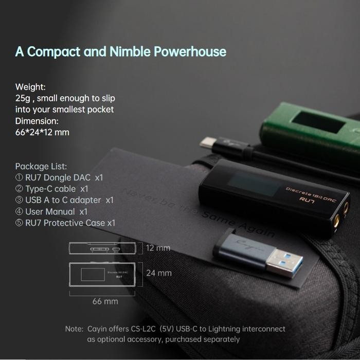 Jual CAYIN RU7 / RU-7 / RU 7 PORTABLE USB DAC DONGLE | Shopee Indonesia
