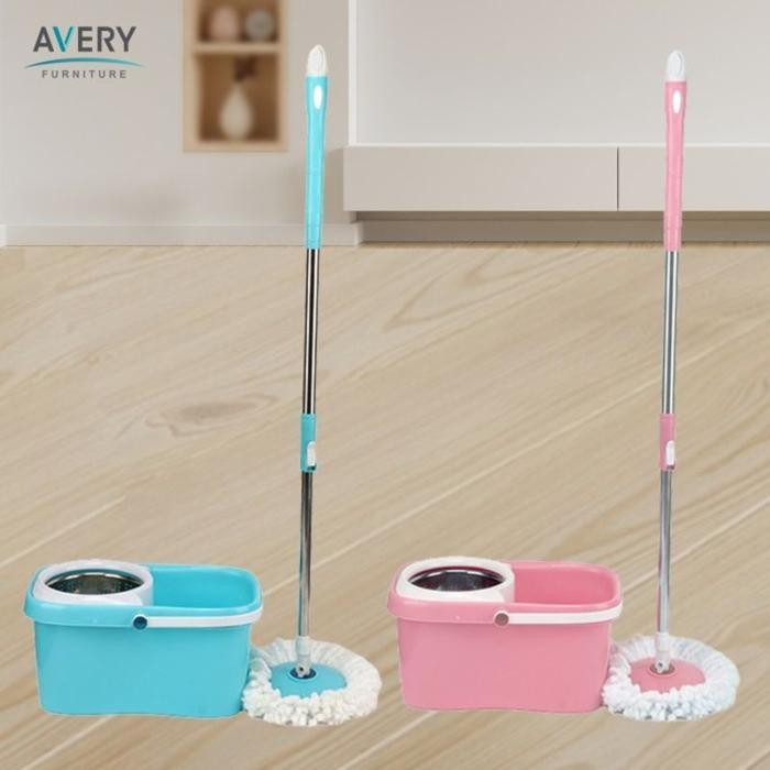Jual MOP003 - ALAT PEL LANTAI SPIN BUCKET MOP DENGAN ROL PRAKTIS ...