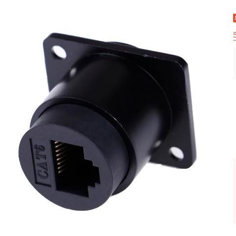 Jual D-type Module RJ45 Socket Cable Female Signal Connector Cat6 ...