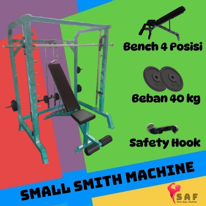 Jual Small Smith Machine + Plate 40 kg | Shopee Indonesia