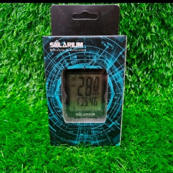 Jual Speedometer Digital Solarium Wireless Sepeda Dengan Fungsi Jam Dan ...