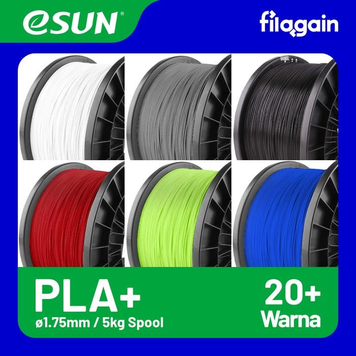 Jual eSUN PLA+ / PLA Plus Pro / 1.75mm / 5kg Spool / 3D Print Filament ...