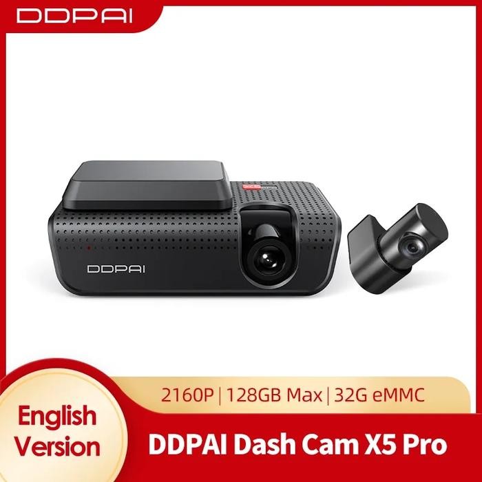 Jual DDPAI X5 Pro Dash Cam Dual Car Camera Recorder IMX415 4K 2160P ...