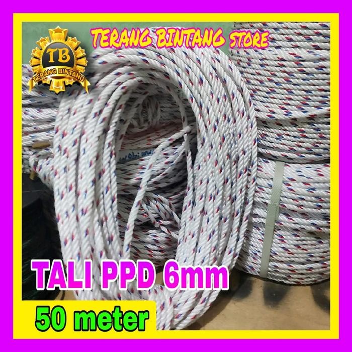 Jual Tali Pengikat Barang PPD 6mm Panjang 50 Meter - Cocok untuk Truk ...