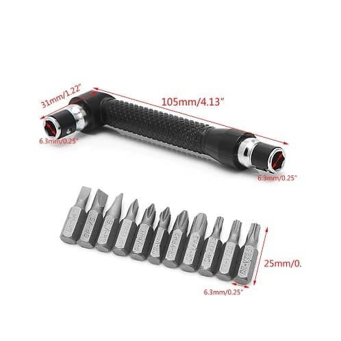 Jual L-Shaped 10In1 Soket Obeng Bentuk L Siku Sudut Twin Kunci ...