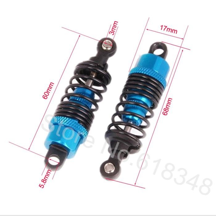 Jual SHOCK ABSORBER ALUMUNIUM HSP FLYING FISH 2PCS | Shopee Indonesia