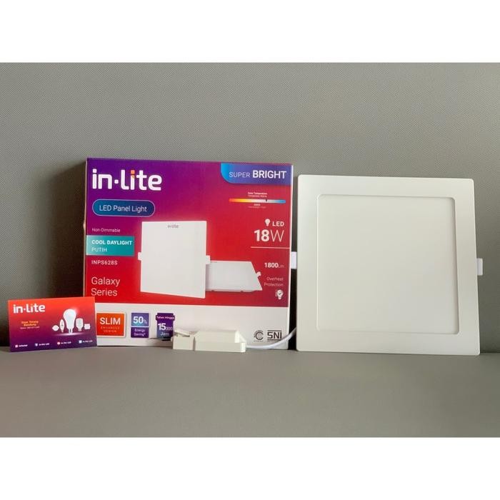 Jual LAMPU PLAFON LED PANEL INLITE 18W 18 WATT KOTAK INBOW - | Shopee ...