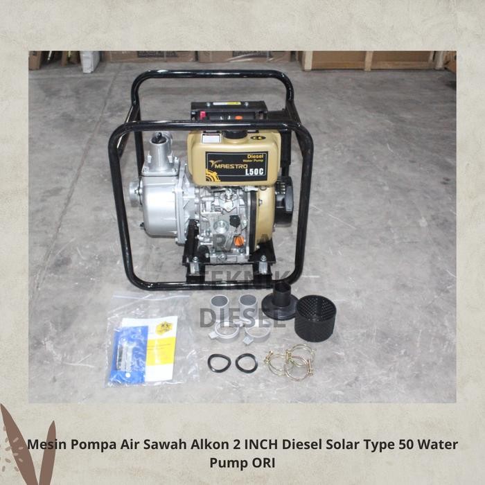 Jual Mesin mpa Air Sawah Alkon 2 INCH Diesel Solar Type 50 Water Pump ...