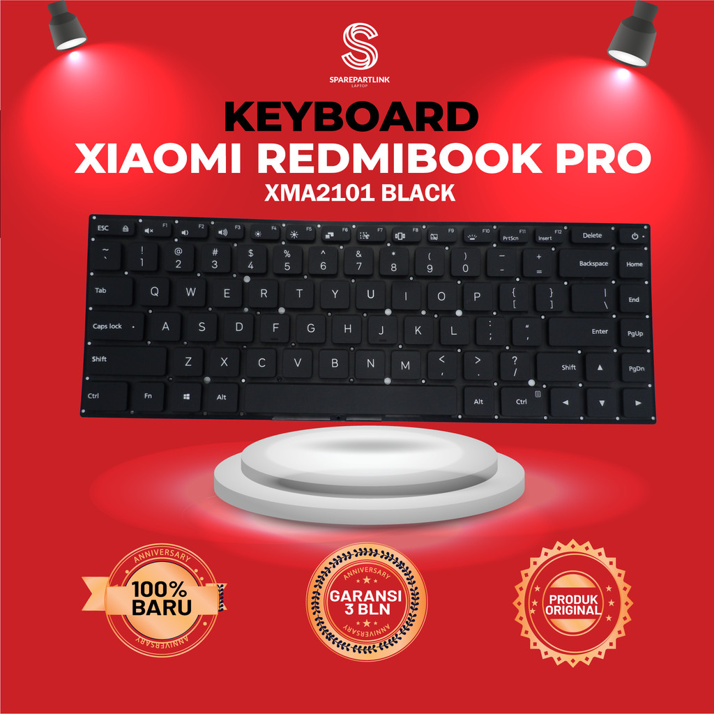 Jual Keyboard Xiaomi RedmiBook Pro xma2101 Black | Shopee Indonesia