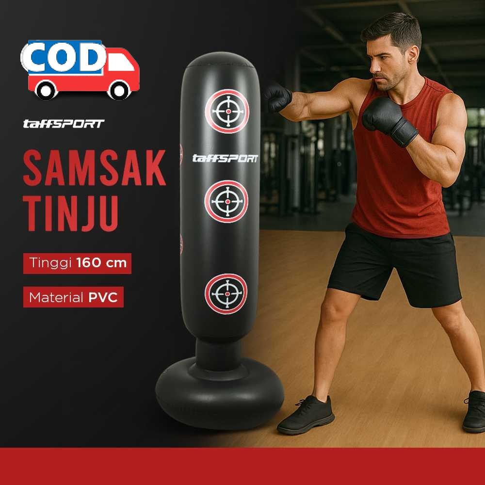 Jual Samsak Tinju Boxing Taekwondo Berdiri Standing Alat Punching Bag ...