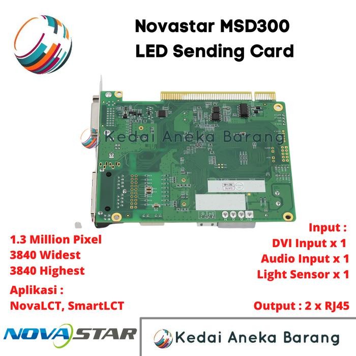 Jual Novastar Msd300 Msd 300 Led Videotron Controller Sending Card ...