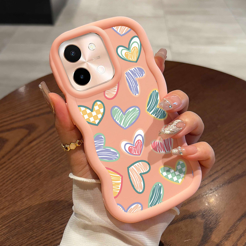 Jual Casing Untuk VIVO Y28 2024 Case Softcase Kesing Sketsa cinta ...