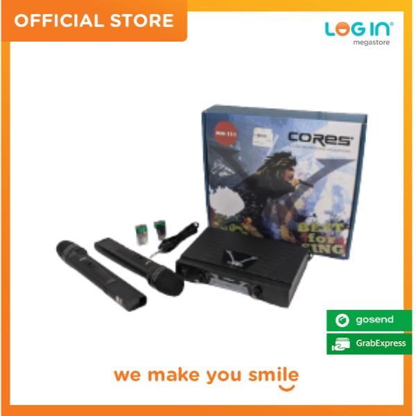 Jual BRG BARU Cores MW111 Mic Wireless VHF Microphone Transmiter ...