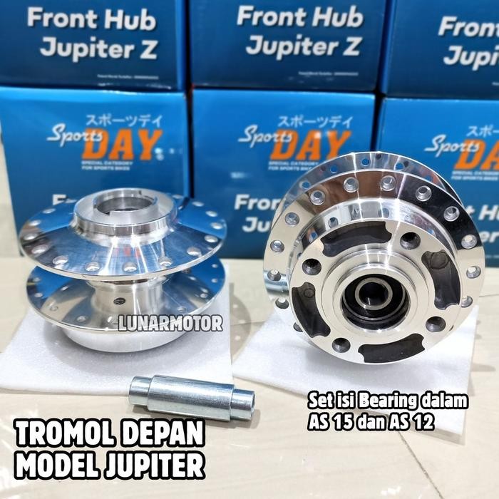 Jual Tromol Depan Model Jupiter Z Set Bearing AS 15 AS 12 PNP Ninja ...