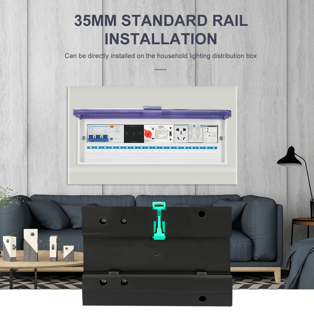 Jual Tomzn 3P 3 Phase Din Rail Ats Dual Power Automatic Transfer Switch ...
