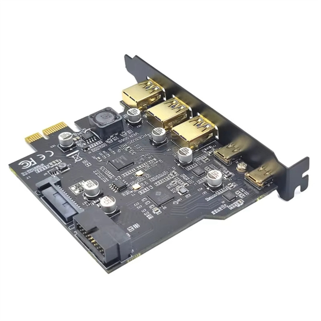 Jual ABIY-New Type C USB 3.2 Gen2 PCIE Card Hub USB 3.0 PCI Express ...