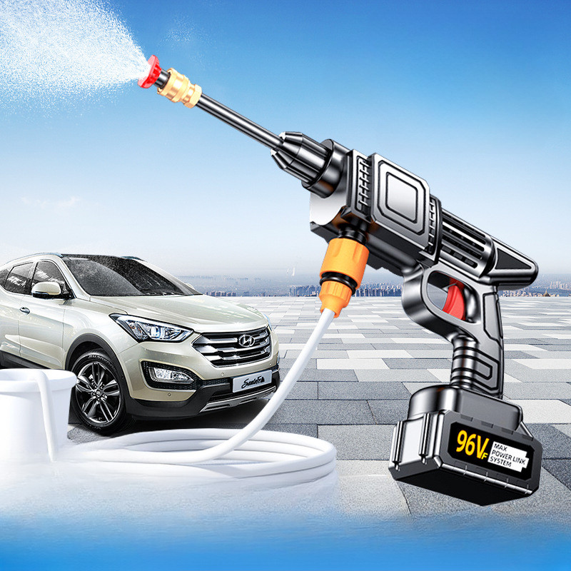 Jual Wireless Cordless High Pressure Portable Car Washer Electric Car ...