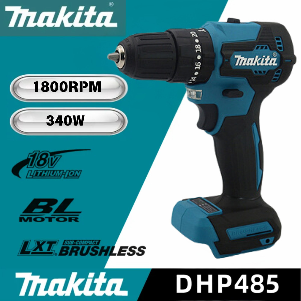 Jual Makita DHP485 LXT Compact Cordless Hammer Driver Drill Variable ...