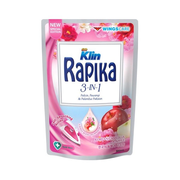 Jual RAPIKA KOREAN CAMELLIA POUCH 300ML | Shopee Indonesia