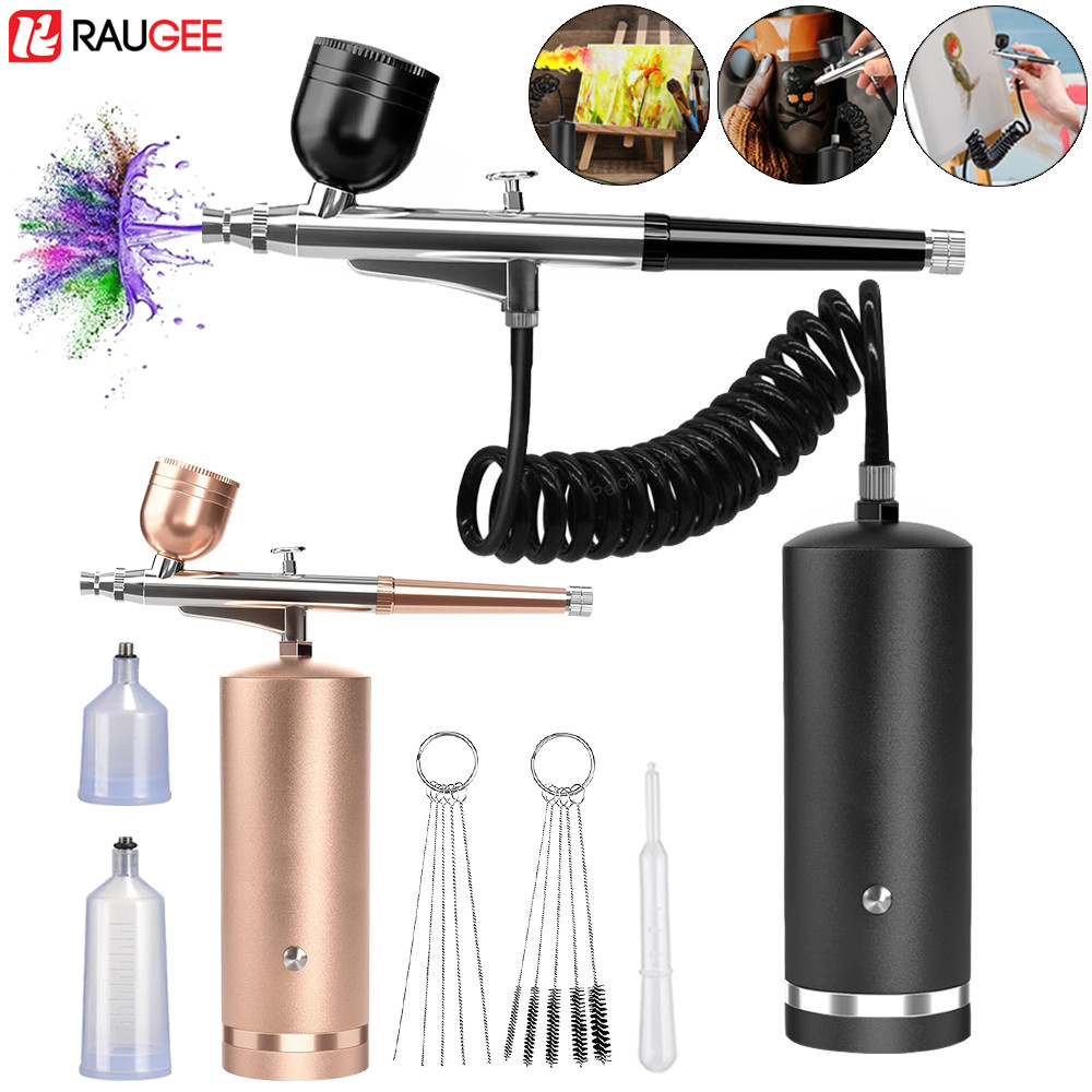 Jual Airbrush With Compressor Airbrush Painting Mini Spray Gun for ...