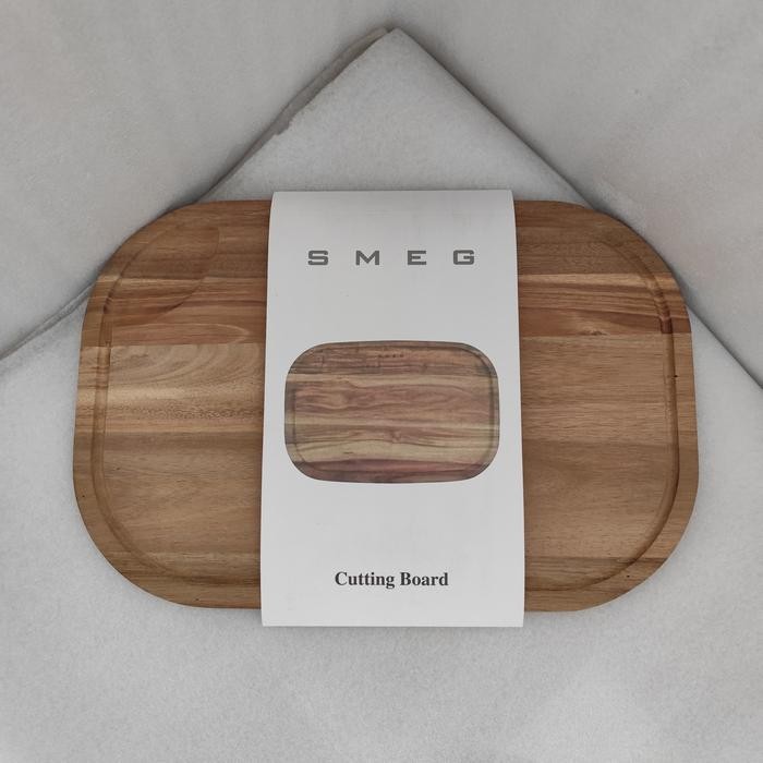 Jual (Allthebest) Smeg Wooden Cutting Board Acacia talenan kayu akasia ...