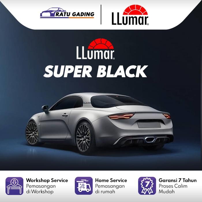 Jual Kaca Film LLumar Super Black Original, Garansi 7 Tahun | Shopee ...