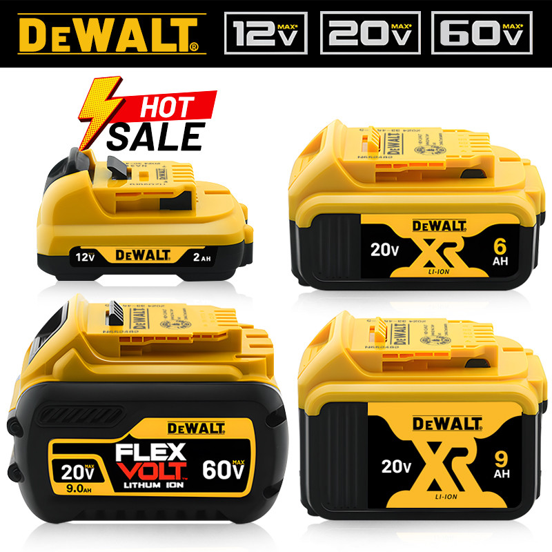 Jual Original MAX Flexvolt DEWALT 20v/60V battery DCB606 DCB205 DCB206 ...