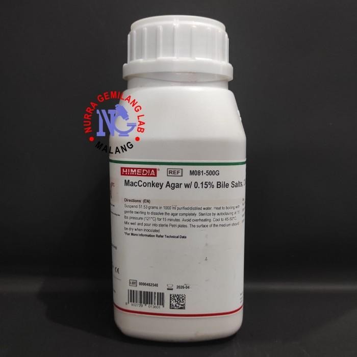 Jual Media Macconkey Agar With 0.15% Bile Salts Himedia M081-500G ...