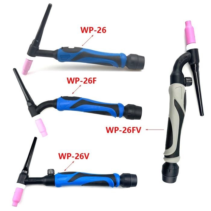 Jual TIG Torch Body Argon Welding Torch Head WP26 Flex Air Cooled Gas ...