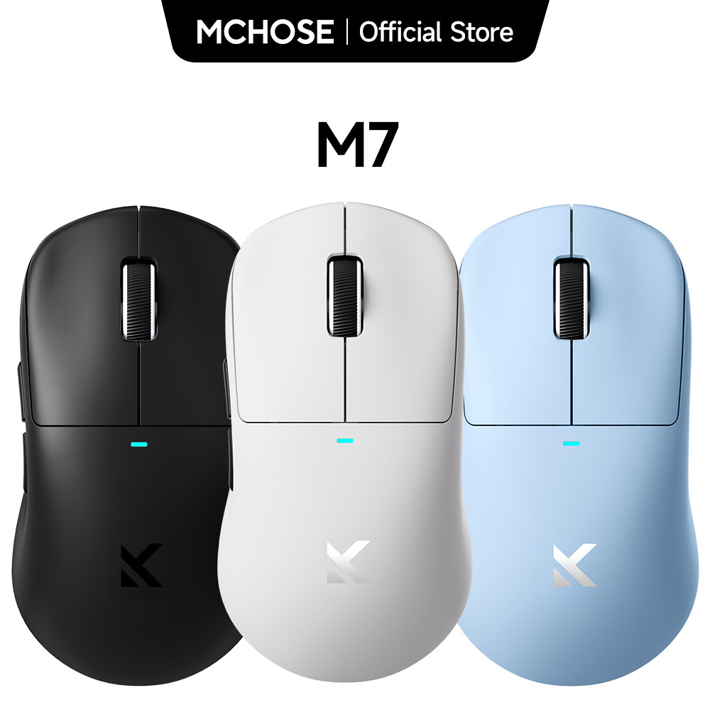 Jual Mchose M7 Pro Ultra Wireless Gaming Mouse Large-Sized 53G Lightweight Office Paw3950 Dual ...
