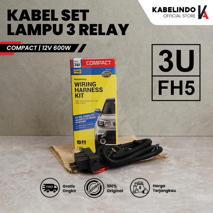 Jual COMPACTKabel Relay Set Lampu H4 Mobil COMPACT HELLA FH5 New 3 ...
