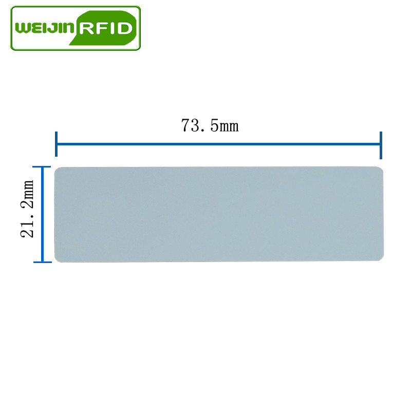 Jual UHF RFID tag Alien 9662 printable copper paper label 915mhz 900mhz ...
